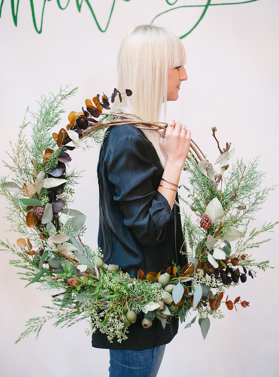 wreath making workshop | Wedding & Party Ideas | 100 Layer Cake