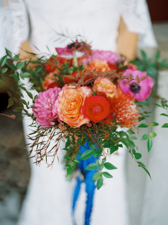 Spanish inspired bridal bouquet | Wedding & Party Ideas | 100 Layer Cake