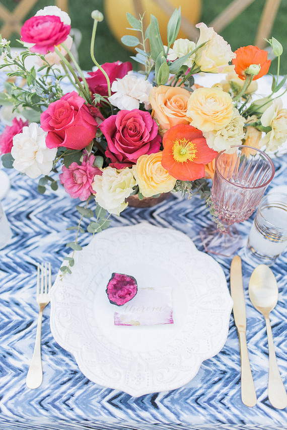 Spring place setting | Wedding & Party Ideas | 100 Layer Cake