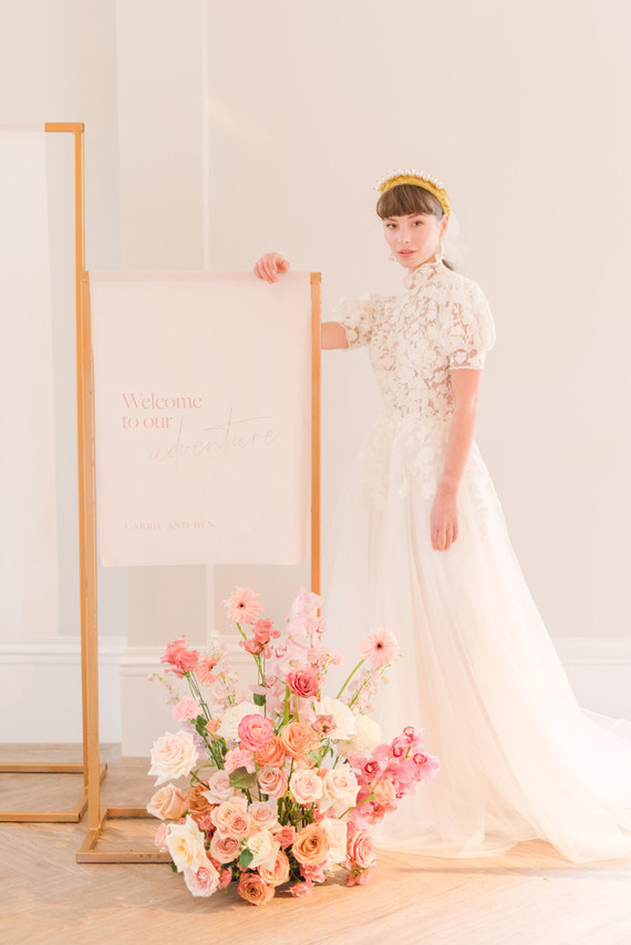 modern reception signage | Wedding & Party Ideas | 100 Layer Cake